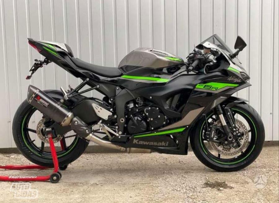 Pelēks Kawasaki Zx-6R 2023 Marijampole, ar dzinēja tilpumu 0.64 L un nobraukumu 4 tūkst. km par 10200 €, foto 18 vietnē AUTOMOTO.COM.LV
