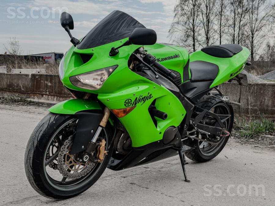 Kawasaki Zx-6R 2006 in Riga, with an engine capacity of 0.64 L and mileage of 0 thousand km for 5290 €, photo 1 on AUTOMOTO.COM.LV