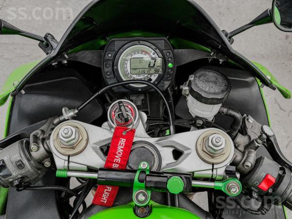 Kawasaki Zx-6R 2006 in Riga, with an engine capacity of 0.64 L and mileage of 0 thousand km for 4990 €, photo 7 on AUTOMOTO.COM.LV