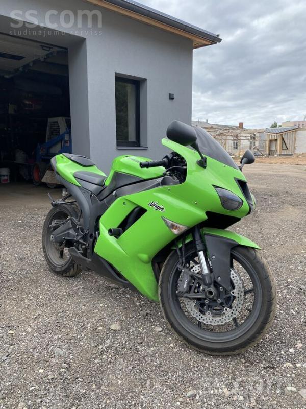 Kawasaki Zx-6R 2007 Cēsis, ar dzinēja tilpumu 0.60 L un nobraukumu 0 tūkst. km par 3700 €, foto 1 vietnē AUTOMOTO.COM.LV
