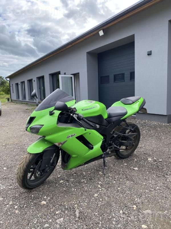 Kawasaki Zx-6R 2007 Cēsis, ar dzinēja tilpumu 0.60 L un nobraukumu 0 tūkst. km par 3700 €, foto 2 vietnē AUTOMOTO.COM.LV