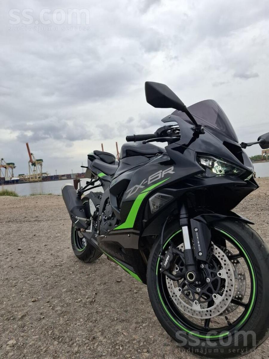 Kawasaki Zx-6R 2025 in Riga, with an engine capacity of 0.64 L and mileage of 0 thousand km for 10600 €, photo 1 on AUTOMOTO.COM.LV