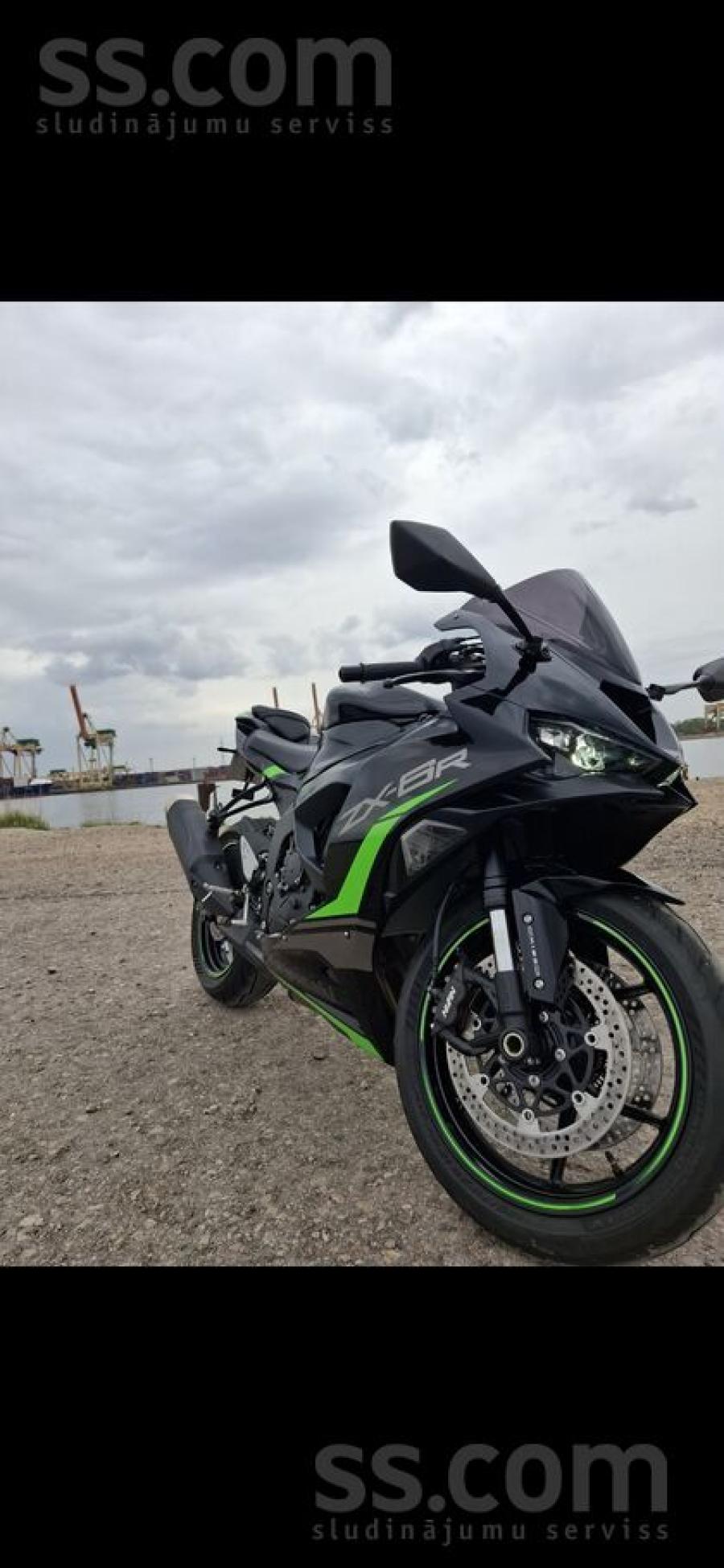 Kawasaki Zx-6R 2025 in Riga, with an engine capacity of 0.64 L and mileage of 0 thousand km for 8500 €, photo 1 on AUTOMOTO.COM.LV