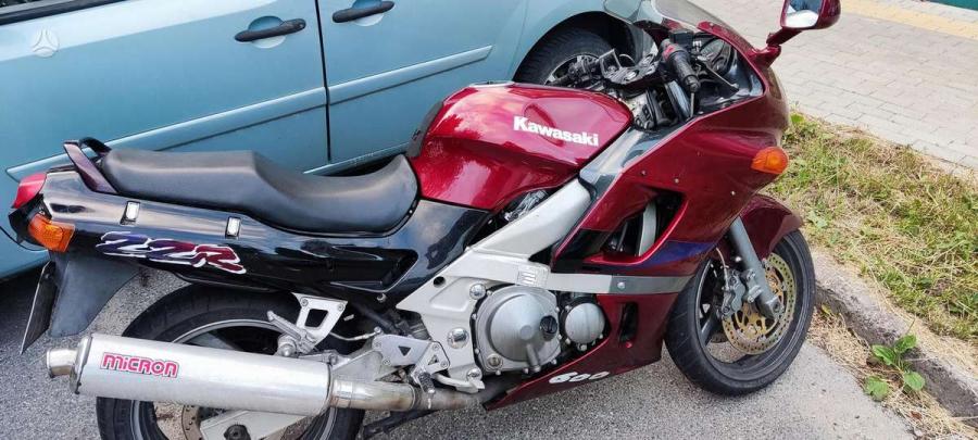 Sarkans Kawasaki ZZR 1998 Klaipėda, ar dzinēja tilpumu 0.60 L un nobraukumu 35 tūkst. km par 1200 €, foto 4 vietnē AUTOMOTO.COM.LV