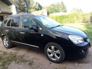 Black Kia Carens 2008 in Vilnius, with an engine capacity of 2.00 L and mileage of 250 thousand km for 2200 €, photo  on AUTOMOTO.COM.LV