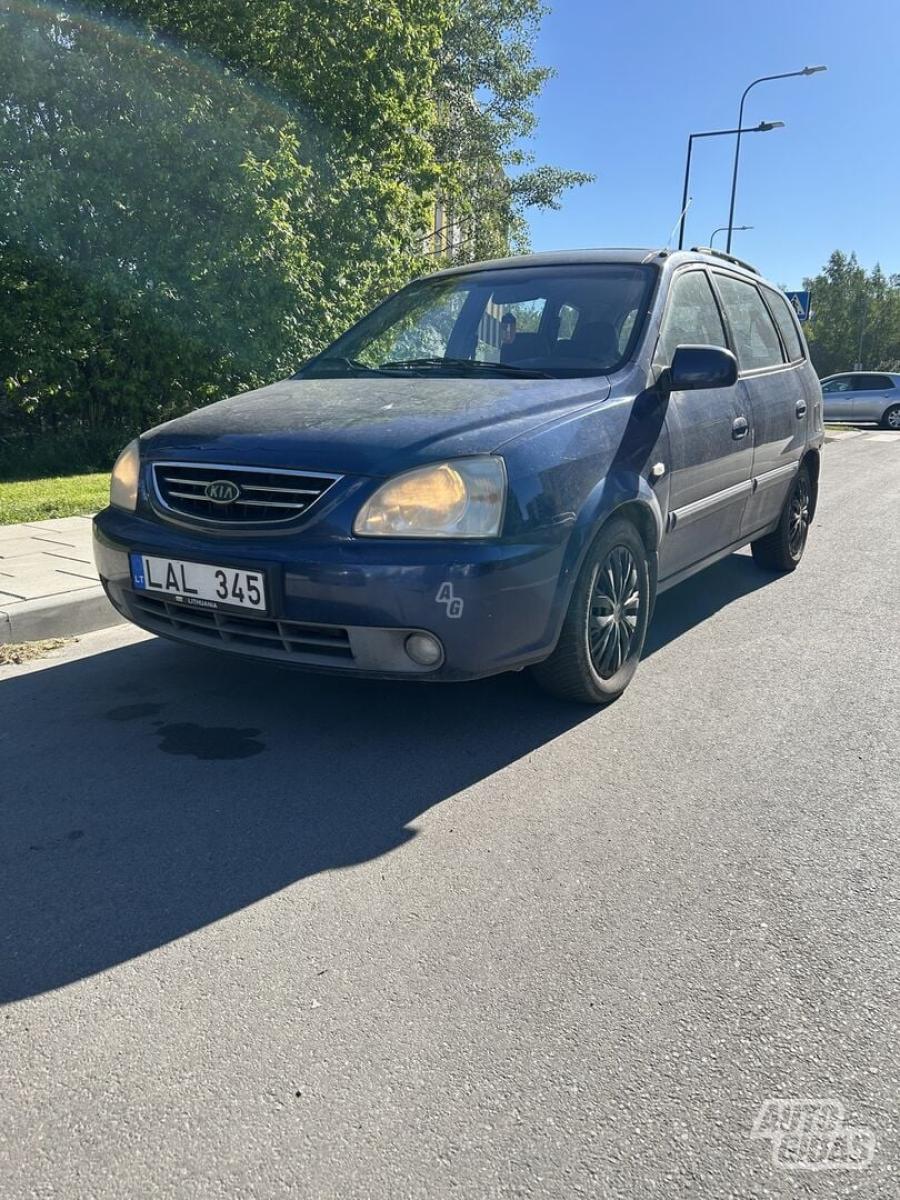 Kia Carens 2003 in Vilnius, with an engine capacity of 2.00 L and mileage of 207 thousand km for 500 €, photo 1 on AUTOMOTO.COM.LV