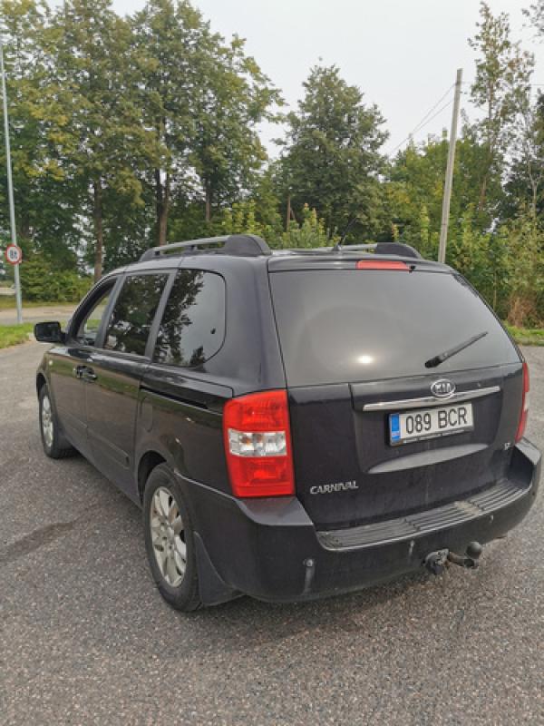 Черный Киа Карнивал 2009 в Силламяэ, объемом двигателя 2.90 л и пробегом 340 тыс. км за 850 €, фото 8 на AUTOMOTO.COM.LV