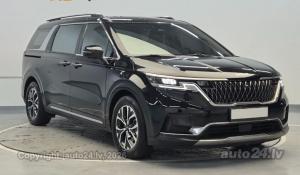 Black Kia Carnival 2023 in Tallinn, with an engine capacity of 2.20 L and mileage of 85 thousand km for 38880 €, photo 4 on AUTOMOTO.COM.LV
