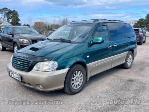 Green Kia Carnival 2002 in Tallinn, with an engine capacity of 2.90 L and mileage of 170 thousand km for 1850 €, photo 5 on AUTOMOTO.COM.LV