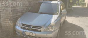 Grey Kia Carnival 2007 in Riga, with an engine capacity of 2.90 L and mileage of 240 thousand km for 2000 €, photo  on AUTOMOTO.COM.LV