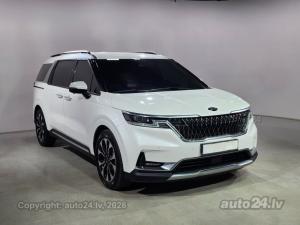 White Kia Carnival 2021 in Tallinn, with an engine capacity of 2.20 L and mileage of 113 thousand km for 34880 €, photo  on AUTOMOTO.COM.LV