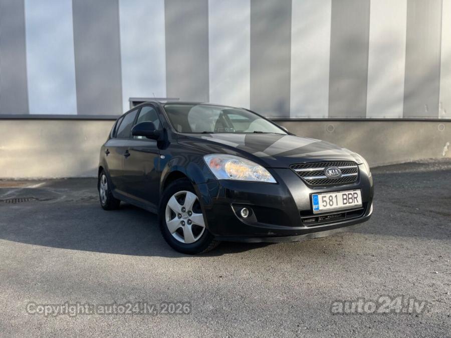 Melns Kia Ceed 2008 Tallina, ar dzinēja tilpumu 1.60 L un nobraukumu 0 tūkst. km par 1999 €, foto 1 vietnē AUTOMOTO.COM.LV