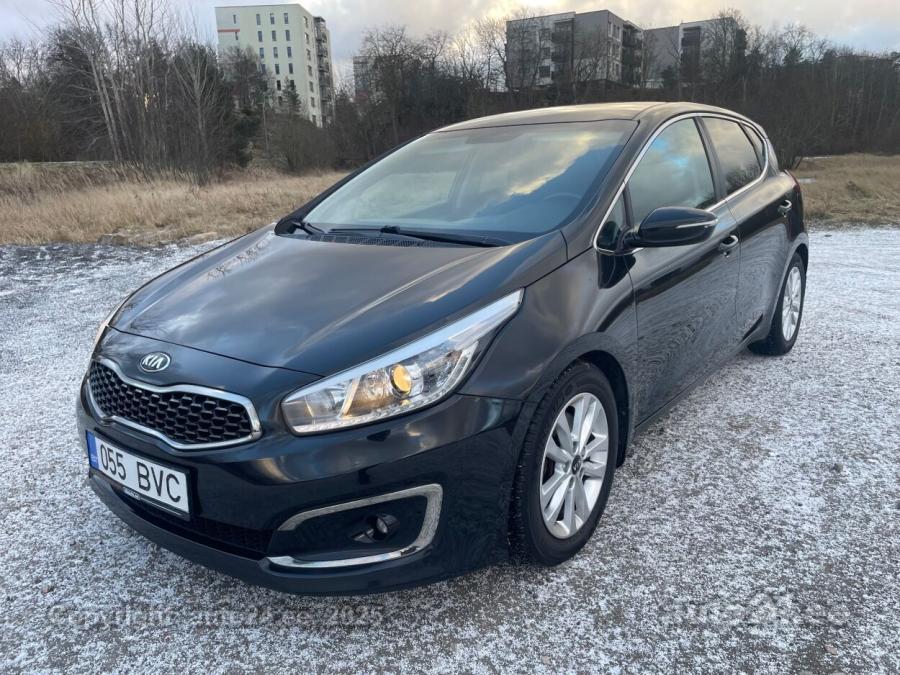 Melns Kia Ceed 2017 Tallina, ar dzinēja tilpumu 1.60 L un nobraukumu 127 tūkst. km par 8990 €, foto 1 vietnē AUTOMOTO.COM.LV