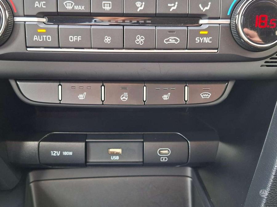 Black Kia Ceed 2024 in Vilnius, with an engine capacity of 1.48 L and mileage of 33 thousand km for 18500 €, photo 22 on AUTOMOTO.COM.LV