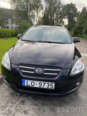 Черный Киа Сид 2009 в Рига, объемом двигателя 1.60 л и пробегом 211 тыс. км за 1300 €, фото 1 на AUTOMOTO.COM.LV