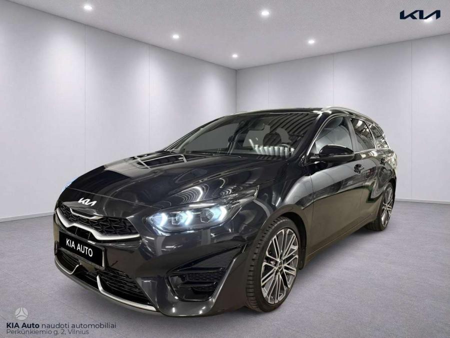 Black Kia Ceed 2023 in Vilnius, with an engine capacity of 1.48 L and mileage of 64 thousand km for 21900 €, photo 1 on AUTOMOTO.COM.LV
