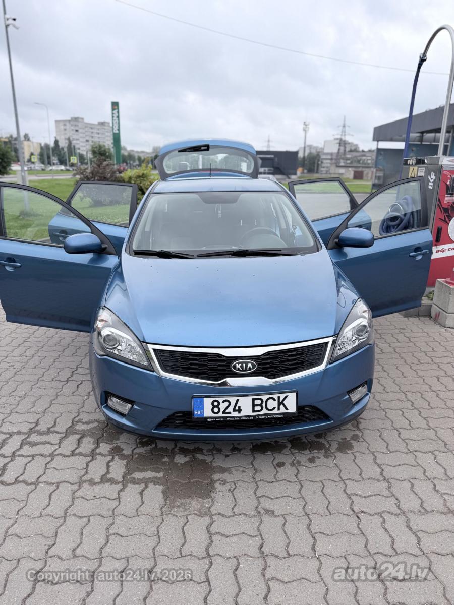 Blue Kia Ceed 2010 in Tallinn, with an engine capacity of 1.40 L and mileage of 79 thousand km for 3800 €, photo 1 on AUTOMOTO.COM.LV
