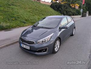Blue Kia Ceed 2017 in Tallinn, with an engine capacity of 1.60 L and mileage of 93 thousand km for 11900 €, photo 1 on AUTOMOTO.COM.LV