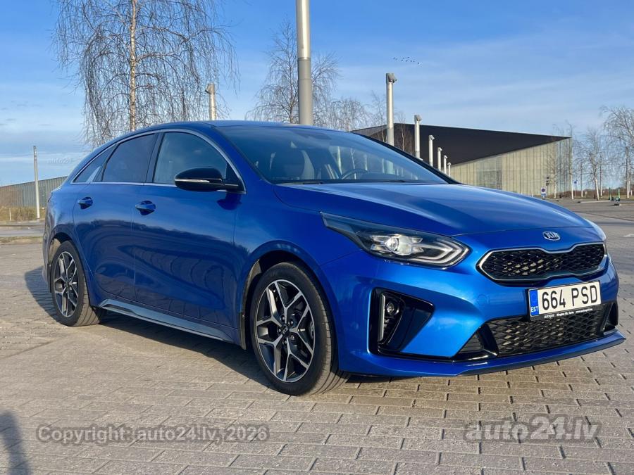 Blue Kia Ceed 2019 in Tallinn, with an engine capacity of 1.40 L and mileage of 55 thousand km for 14400 €, photo 1 on AUTOMOTO.COM.LV