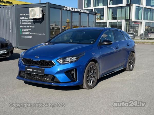 Blue Kia Ceed 2019 in Tallinn, with an engine capacity of 1.40 L and mileage of 56 thousand km for 16890 €, photo 1 on AUTOMOTO.COM.LV
