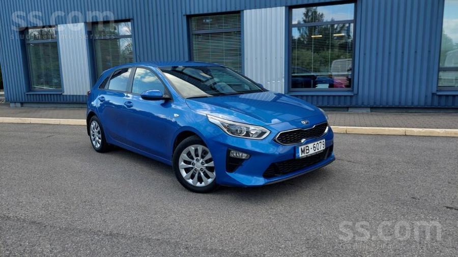 Blue Kia Ceed 2019 in Riga, with an engine capacity of 1.60 L and mileage of 71 thousand km for 8990 €, photo 18 on AUTOMOTO.COM.LV