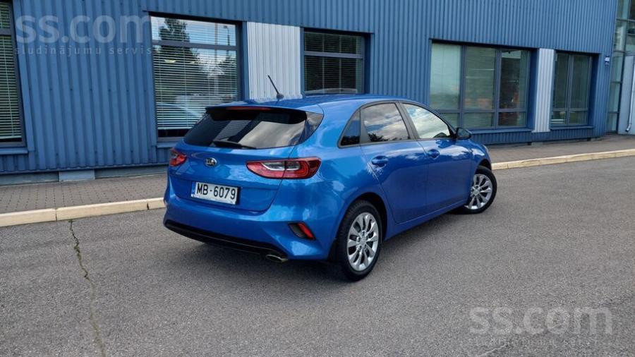 Blue Kia Ceed 2019 in Riga, with an engine capacity of 1.60 L and mileage of 71 thousand km for 8990 €, photo 22 on AUTOMOTO.COM.LV