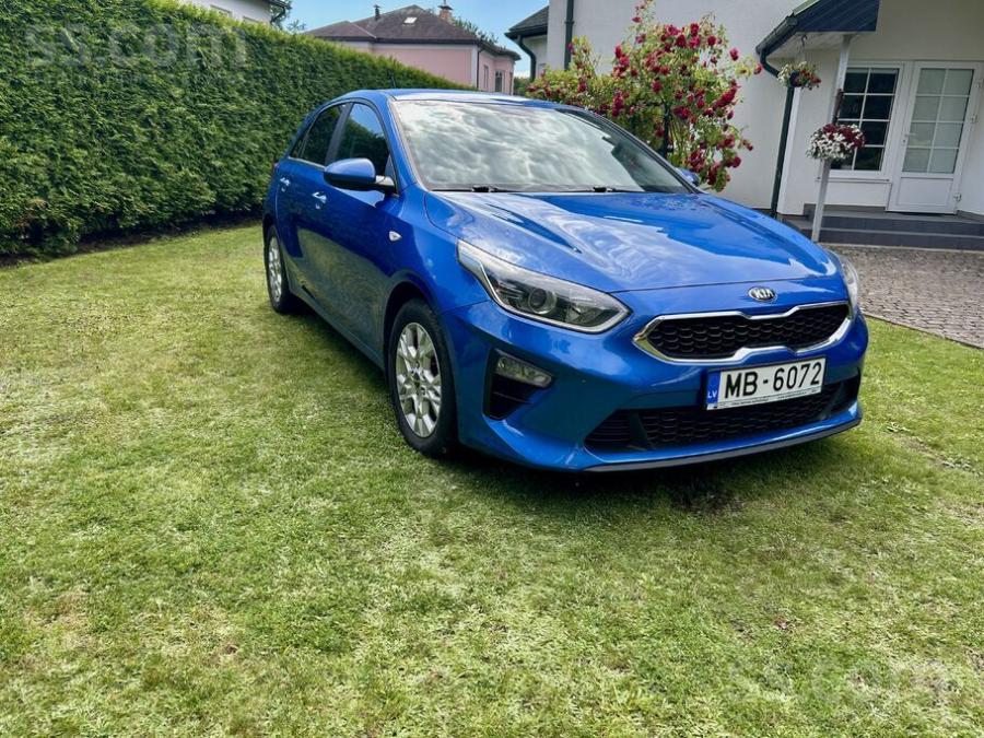 Blue Kia Ceed 2019 in Jurmala, with an engine capacity of 1.60 L and mileage of 141 thousand km for 8200 €, photo 5 on AUTOMOTO.COM.LV