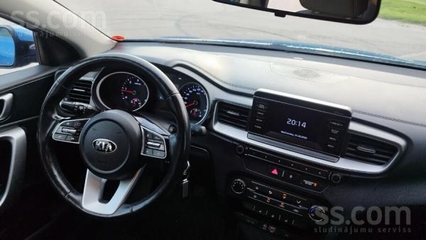 Blue Kia Ceed 2019 in Tukums, with an engine capacity of 1.60 L and mileage of 176 thousand km for 8600 €, photo 7 on AUTOMOTO.COM.LV