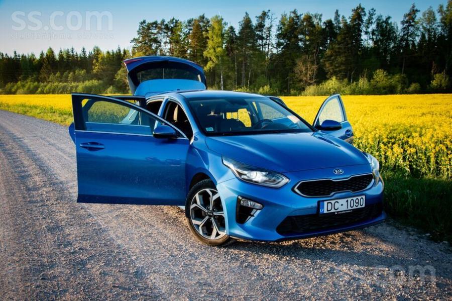 Blue Kia Ceed 2020 in Jelgava, with an engine capacity of 1.50 L and mileage of 89 thousand km for 13500 €, photo 2 on AUTOMOTO.COM.LV