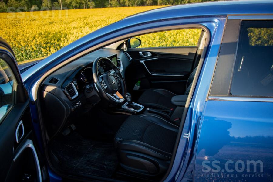 Blue Kia Ceed 2020 in Jelgava, with an engine capacity of 1.50 L and mileage of 89 thousand km for 13500 €, photo 7 on AUTOMOTO.COM.LV