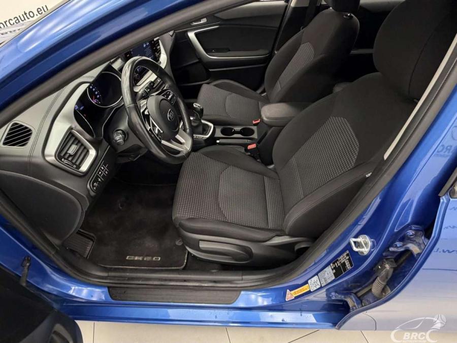 Blue Kia Ceed 2020 in Vilnius, with an engine capacity of 1.00 L and mileage of 75 thousand km for 9900 €, photo 22 on AUTOMOTO.COM.LV