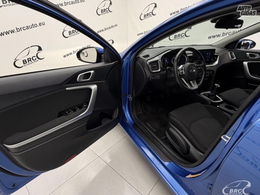 Blue Kia Ceed 2020 in Avizieniai, with an engine capacity of 1.00 L and mileage of 75 thousand km for 9900 €, photo 19 on AUTOMOTO.COM.LV