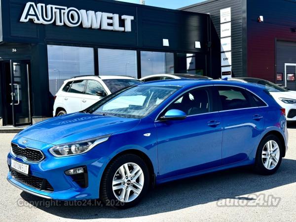Blue Kia Ceed 2020 in Tallinn, with an engine capacity of 1.40 L and mileage of 45 thousand km for 15990 €, photo 1 on AUTOMOTO.COM.LV