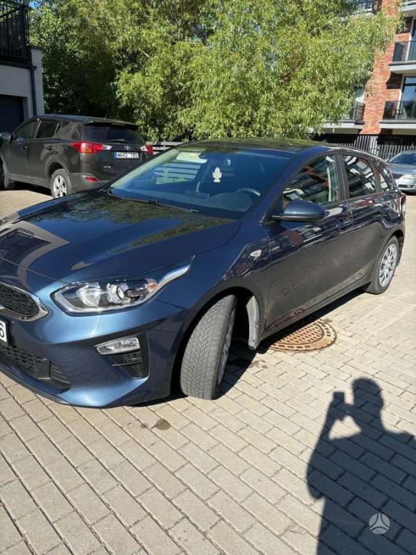 Blue Kia Ceed 2021 in Vilnius, with an engine capacity of 1.00 L and mileage of 67 thousand km for 9500 €, photo 2 on AUTOMOTO.COM.LV