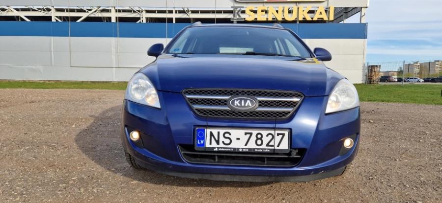 Blue Kia Ceed 2009 in Riga, with an engine capacity of 1.60 L and mileage of 262 thousand km for 3150 €, photo 28 on AUTOMOTO.COM.LV
