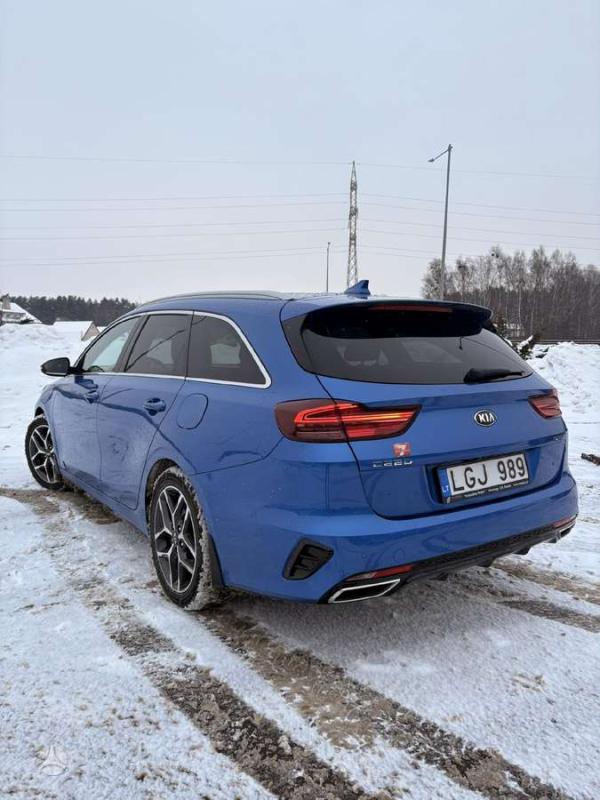 Blue Kia Ceed 2019 in Kaunas, with an engine capacity of 1.40 L and mileage of 79 thousand km for 13900 €, photo 4 on AUTOMOTO.COM.LV