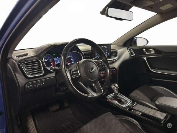 Blue Kia Ceed 2019 in Vilnius, with an engine capacity of 1.35 L and mileage of 77 thousand km for 14200 €, photo 8 on AUTOMOTO.COM.LV