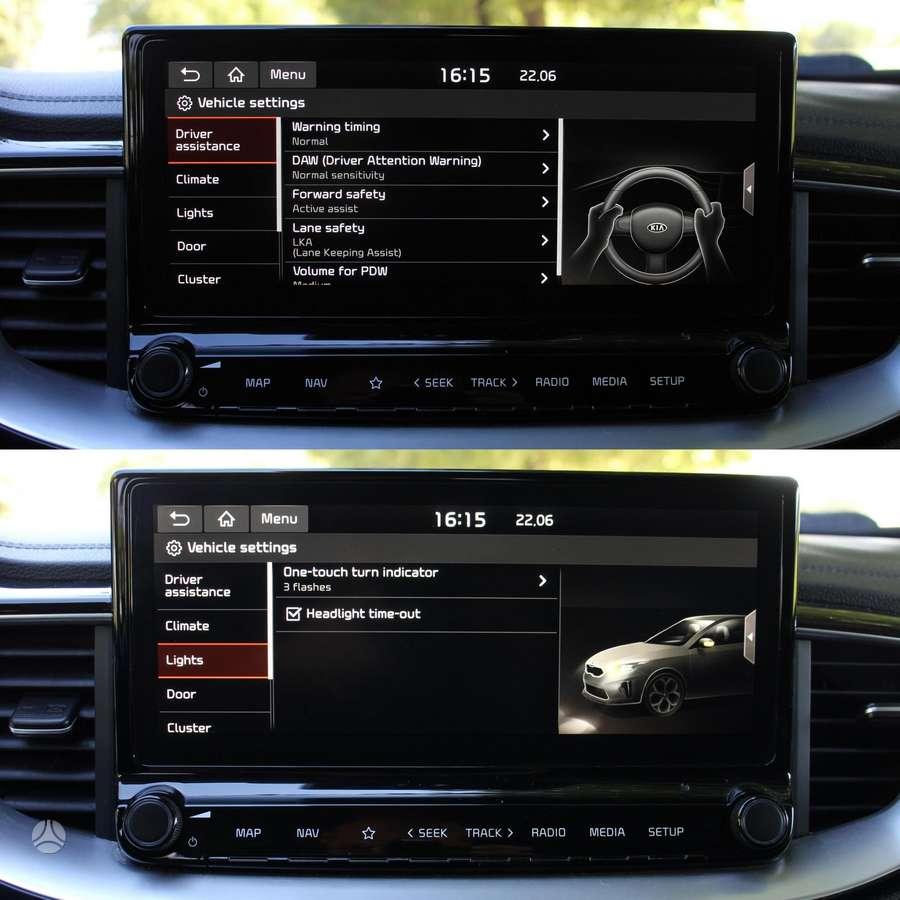 Blue Kia Ceed 2020 in Vilnius, with an engine capacity of 1.35 L and mileage of 97 thousand km for 13990 €, photo 20 on AUTOMOTO.COM.LV
