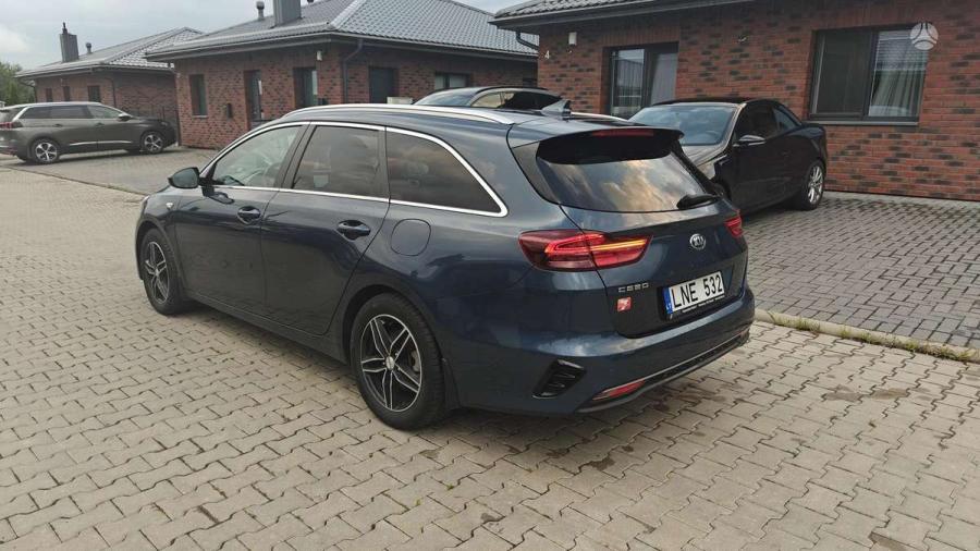 Blue Kia Ceed 2020 in Kaunas, with an engine capacity of 1.35 L and mileage of 94 thousand km for 13200 €, photo 8 on AUTOMOTO.COM.LV
