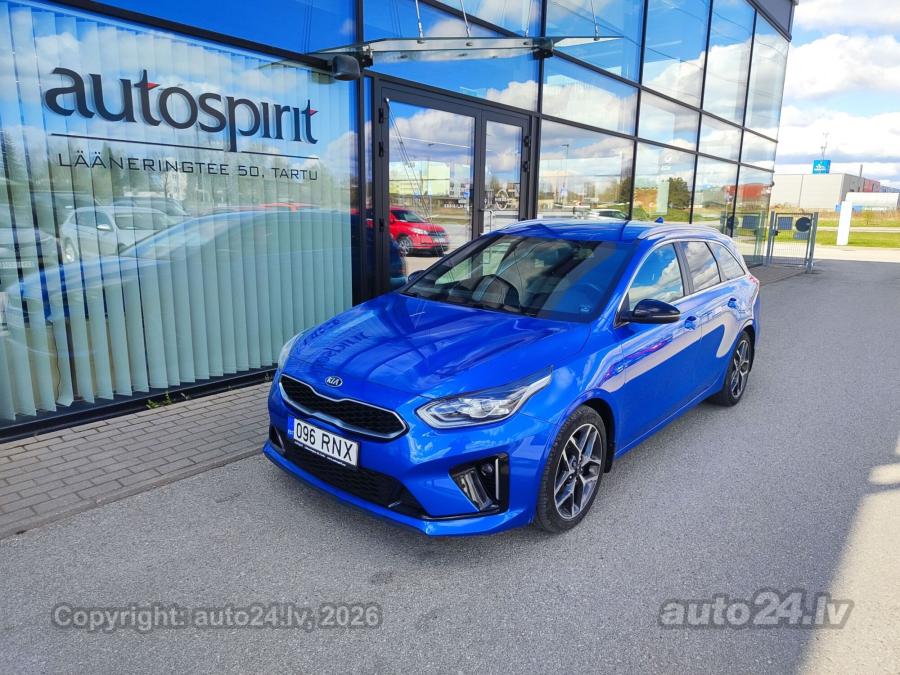 Blue Kia Ceed 2021 in Tallinn, with an engine capacity of 1.50 L and mileage of 122 thousand km for 14990 €, photo 1 on AUTOMOTO.COM.LV