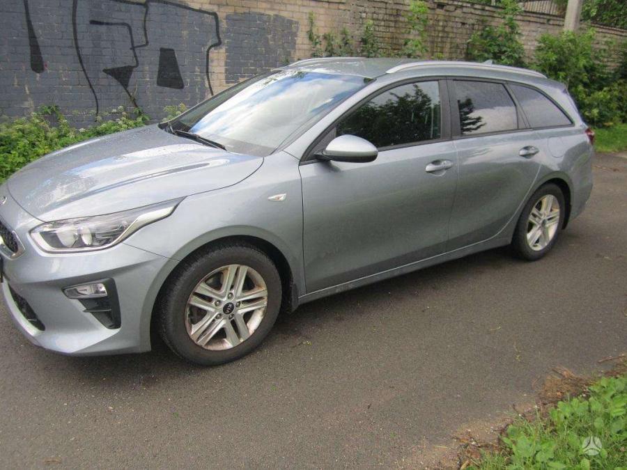 Blue Kia Ceed 2021 in Klaipeda, with an engine capacity of 1.48 L and mileage of 79 thousand km for 14800 €, photo 1 on AUTOMOTO.COM.LV