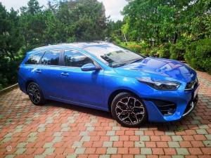 Blue Kia Ceed 2022 in Kaunas, with an engine capacity of 1.58 L and mileage of 65 thousand km for 17450 €, photo 5 on AUTOMOTO.COM.LV