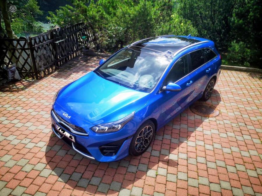 Blue Kia Ceed 2022 in Kaunas, with an engine capacity of 1.58 L and mileage of 65 thousand km for 17450 €, photo 12 on AUTOMOTO.COM.LV