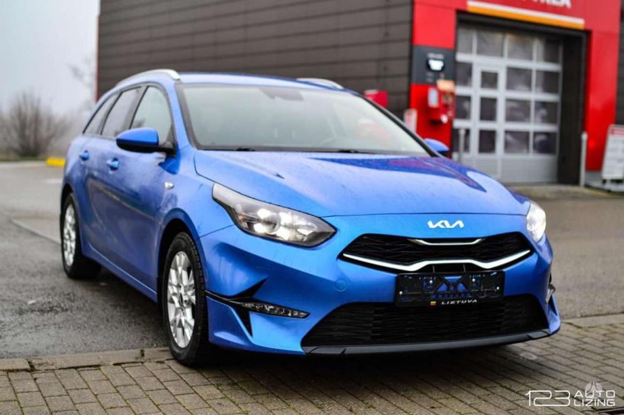Blue Kia Ceed 2023 in Kretinga, with an engine capacity of 1.50 L and mileage of 64 thousand km for 15950 €, photo 4 on AUTOMOTO.COM.LV