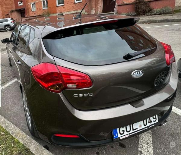 Brūns Kia Ceed 2013 Klaipėda, ar dzinēja tilpumu 1.40 L un nobraukumu 186 tūkst. km par 4250 €, foto 6 vietnē AUTOMOTO.COM.LV