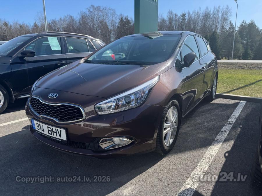 Brown Kia Ceed 2013 in Paide, with an engine capacity of 1.60 L and mileage of 89 thousand km for 6100 €, photo 1 on AUTOMOTO.COM.LV