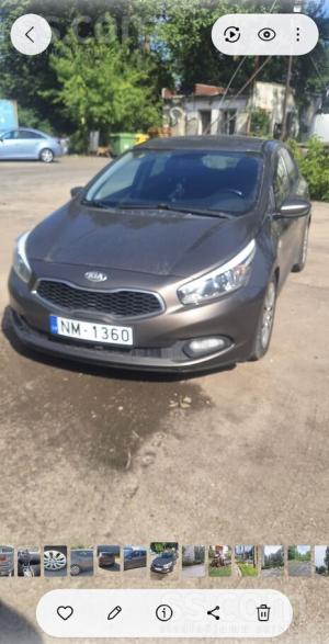Brown Kia Ceed 2013 in Riga, with an engine capacity of 1.60 L and mileage of 250 thousand km for 4800 €, photo  on AUTOMOTO.COM.LV