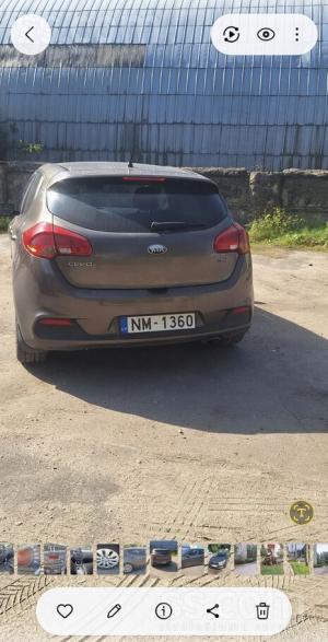Brown Kia Ceed 2013 in Riga, with an engine capacity of 1.60 L and mileage of 250 thousand km for 4800 €, photo 4 on AUTOMOTO.COM.LV