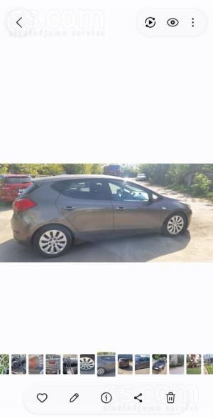 Brown Kia Ceed 2013 in Riga, with an engine capacity of 1.60 L and mileage of 250 thousand km for 4800 €, photo 5 on AUTOMOTO.COM.LV