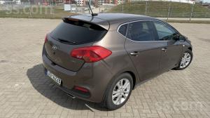 Brown Kia Ceed 2014 in Valmiera, with an engine capacity of 1.60 L and mileage of 210 thousand km for 5900 €, photo 4 on AUTOMOTO.COM.LV